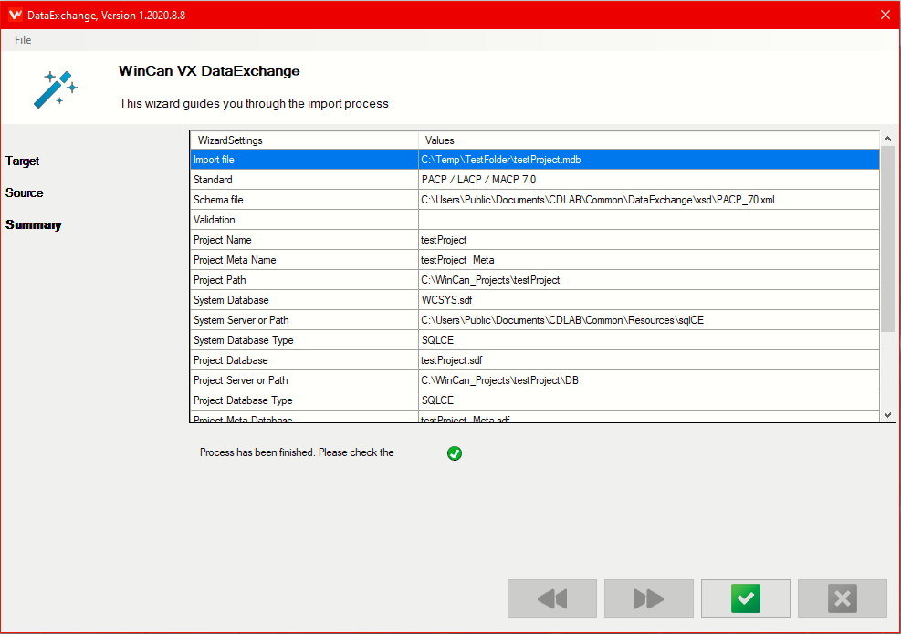 How to import a PACP Data Exchange – WinCan